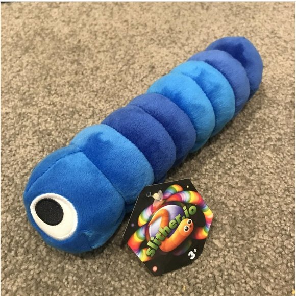 Bonkers | Toys | Slitherio Bendable Worm Blue 8 Plush Toy Bonkers Toys ...